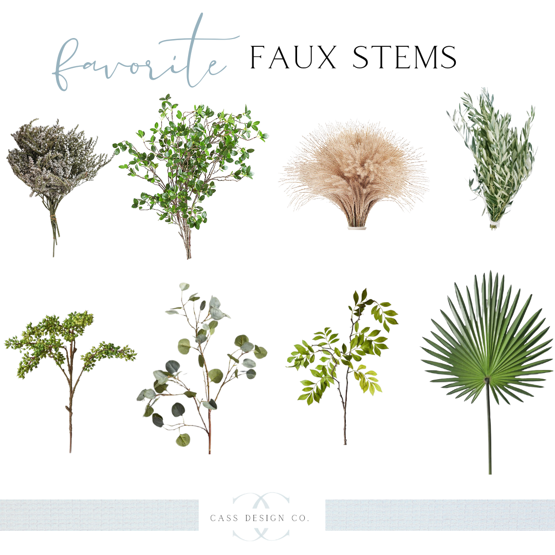 Everything you Wanted to Know About Decorating with Faux Stems